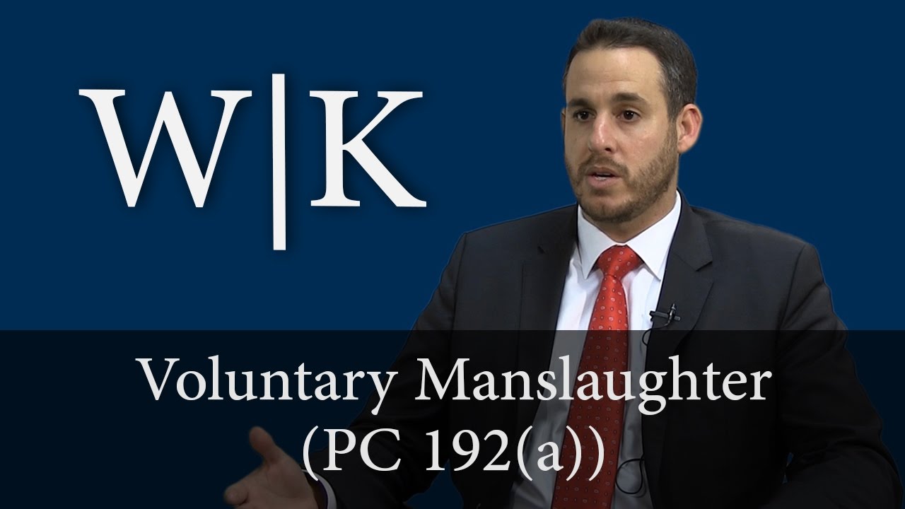 Voluntary Manslaughter (PC 192(a))