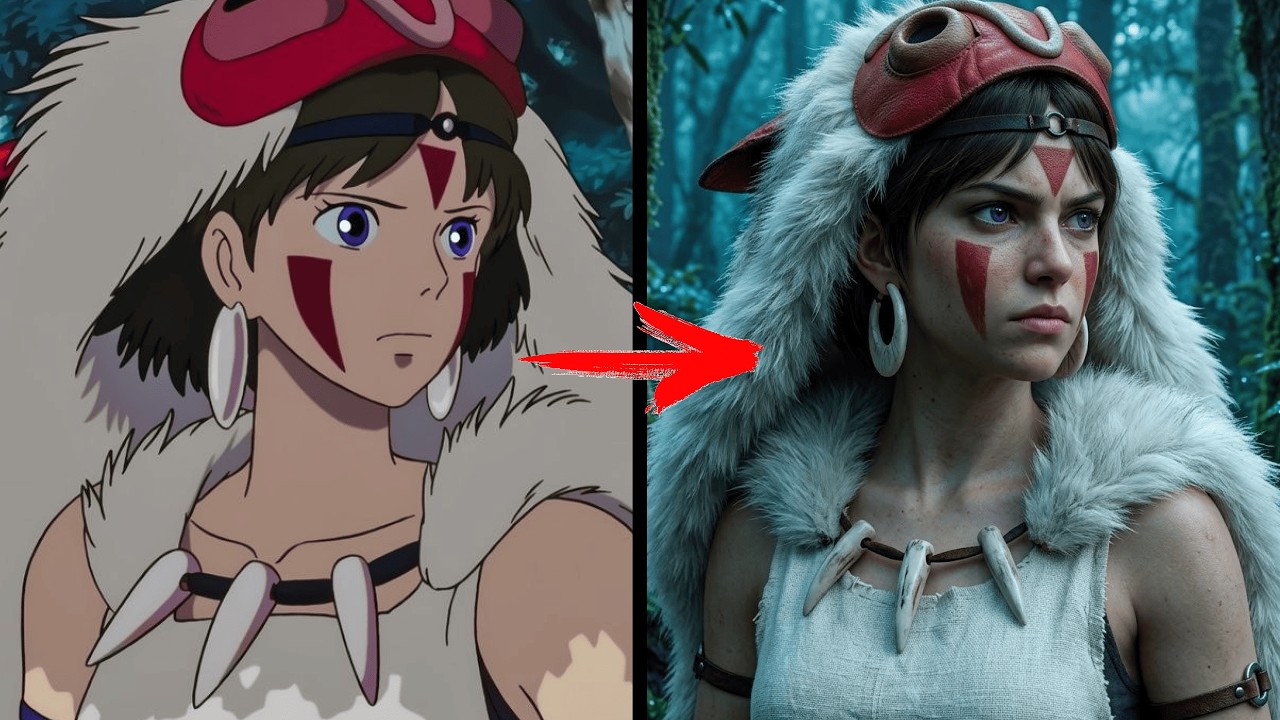 Princess Mononoke Characters in Real Life