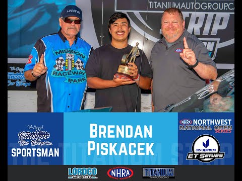 Brendan Piskacek - SM NHRA National Open & JBS Equipment ET Series Winner - Race #9