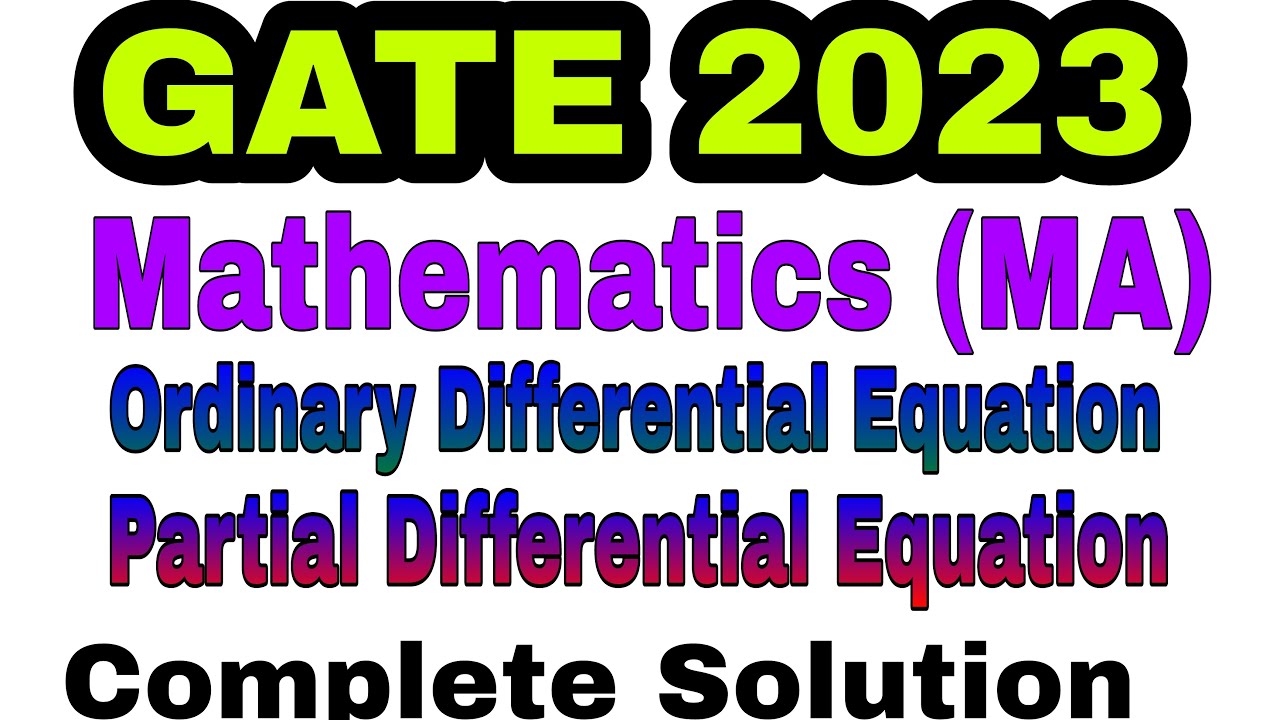 GATE 2023 MATHEMATICS SOLUTION || GATE 2023 LINEAR ALGEBRA SOLUTION ||
