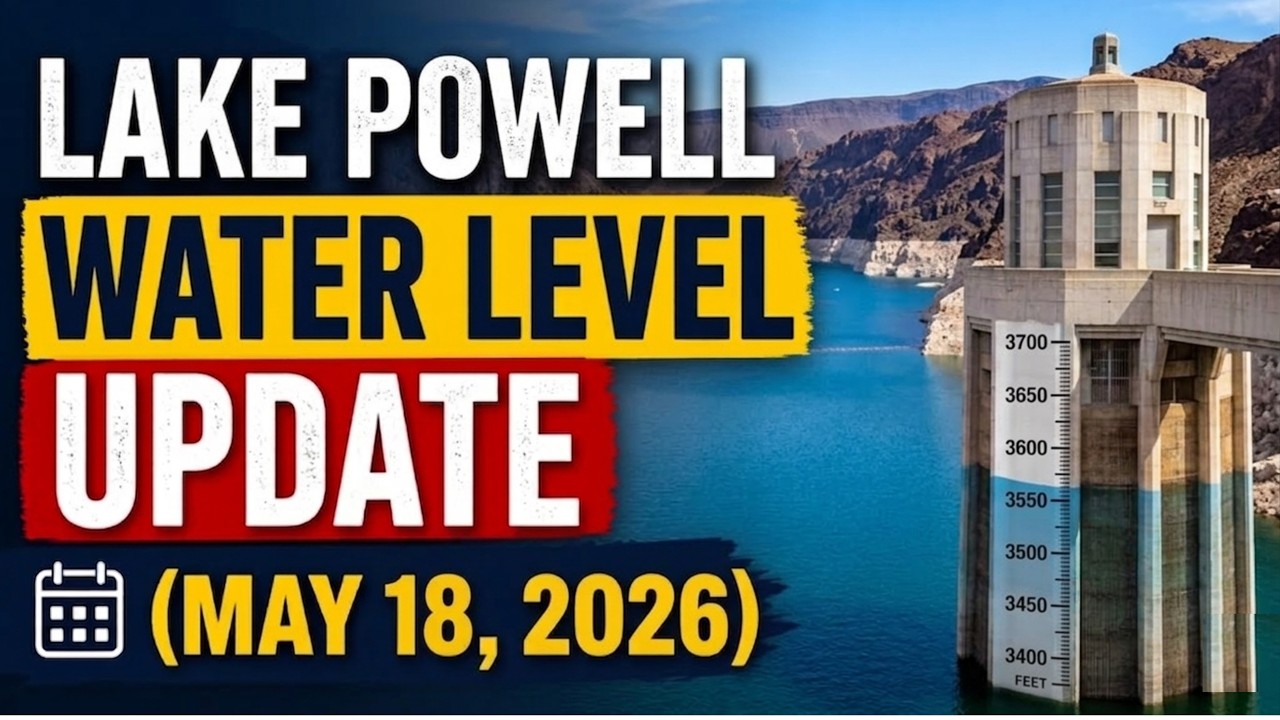Lake Powell Update — May 18, 2026: Only 23% Full & One Boat Ramp Left