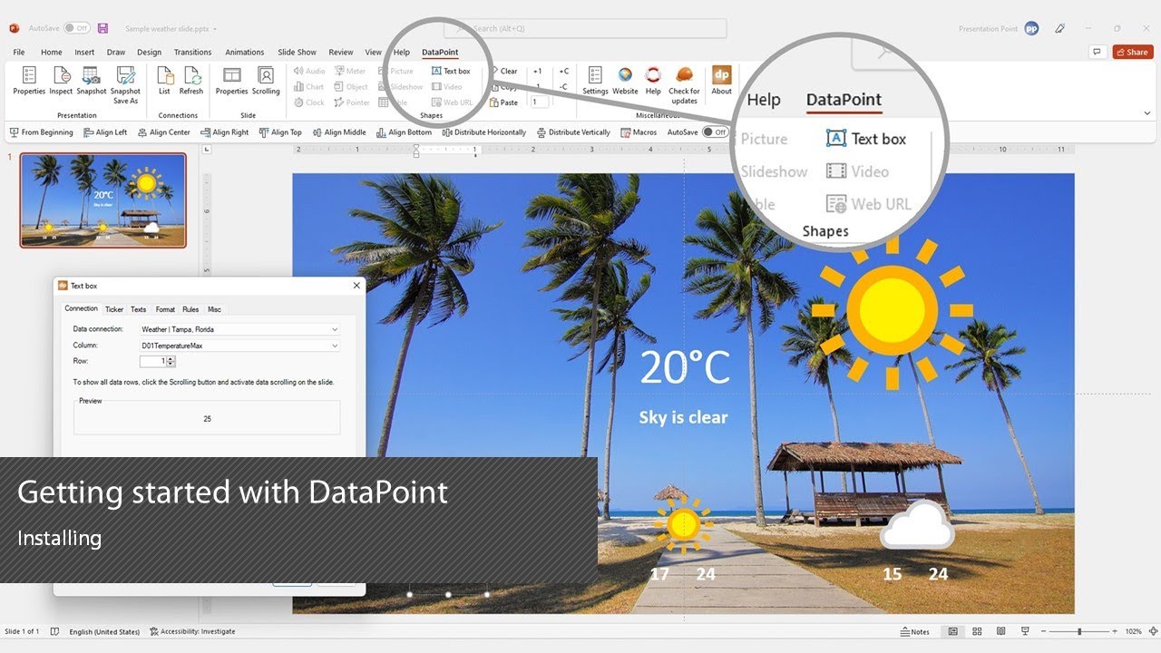 Installing DataPoint | PresentationPoint