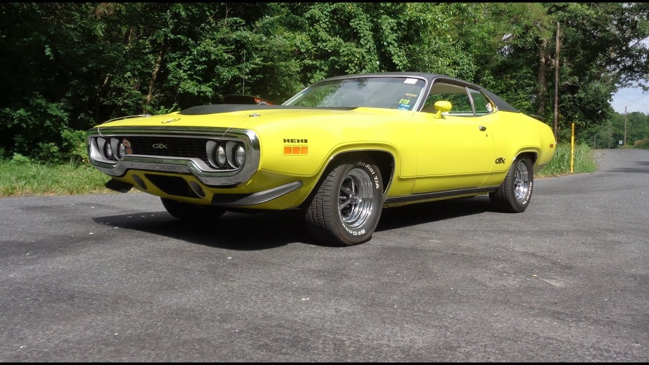 1971 Plymouth HEMI GTX in Controversial Color Is Rarer Than Hen's Teeth ...