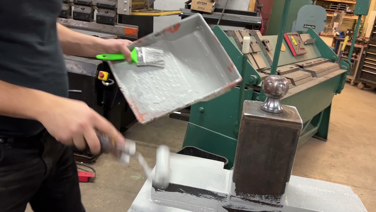 Standard oil based paint job on bare metal - Royal Machine Solutions