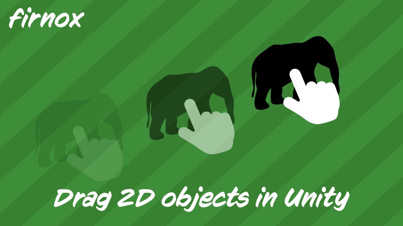 Drag 2D objects in Unity - using the mouse to move sprites.