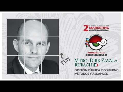 Mtro. Dirk Zavala Rubach (Opinión pública y gobierno. Métodos de alcances)