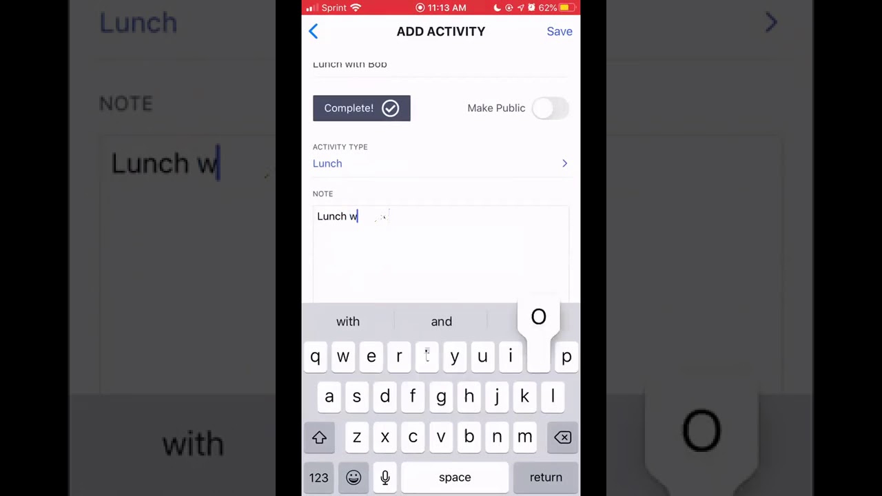 Adding Activities | Map My Customers Mobile Tutorial