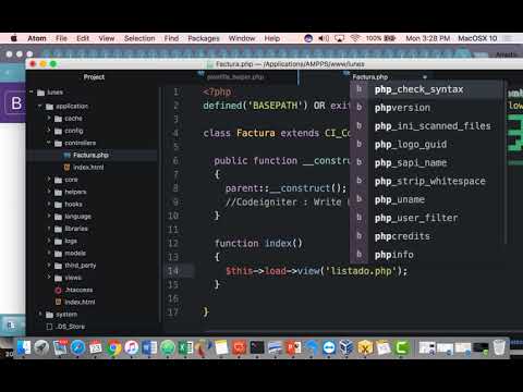 Facturacion con Codeigniter