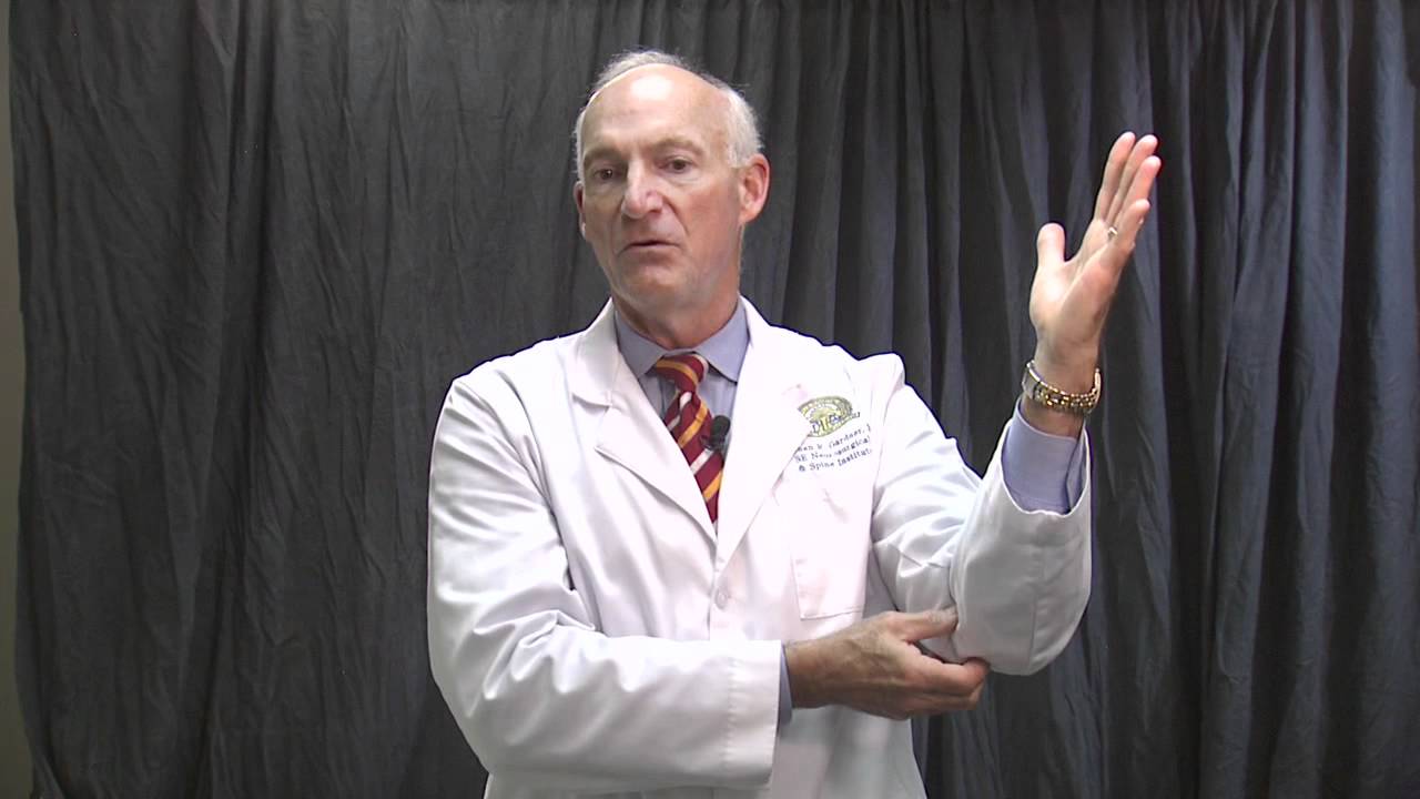 Diagnosis of upper extremity peripheral nerve entrapment syndromes - Dr. Stephen Gardner