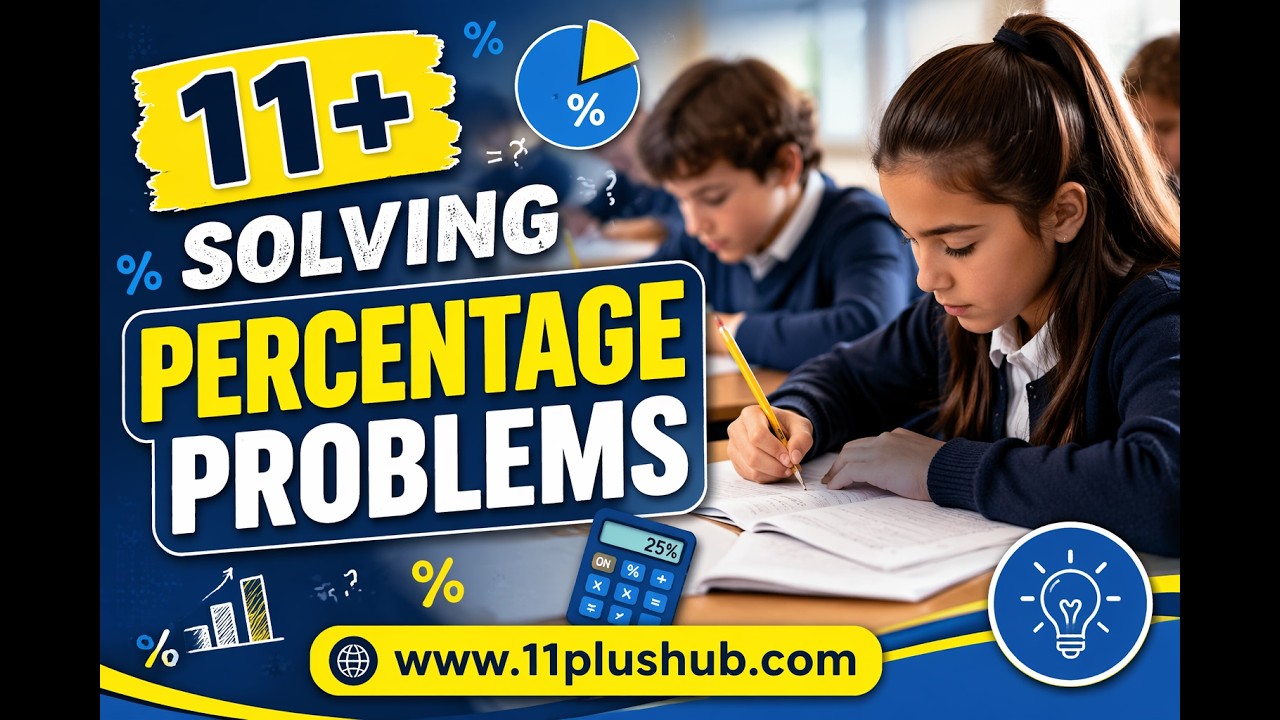 (11+) Solving Percentage Problems (Quest, GL, CEM, CSSE)