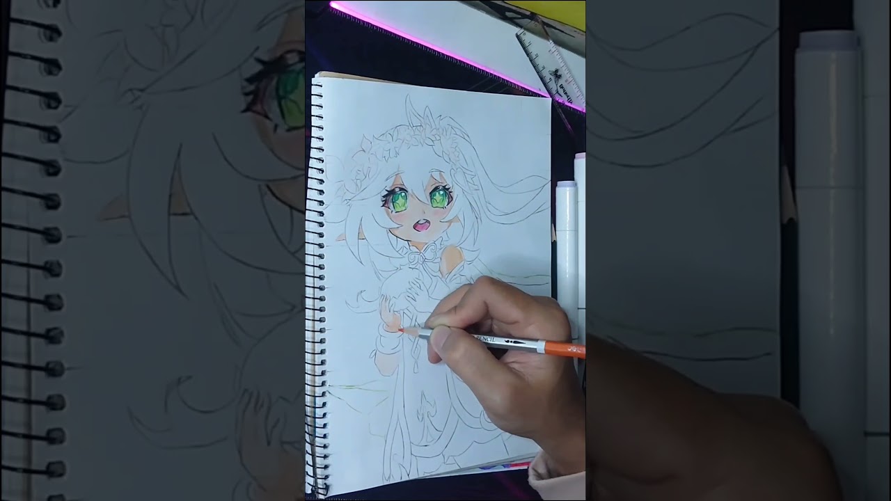 Drawing Nahida Genshin Impact