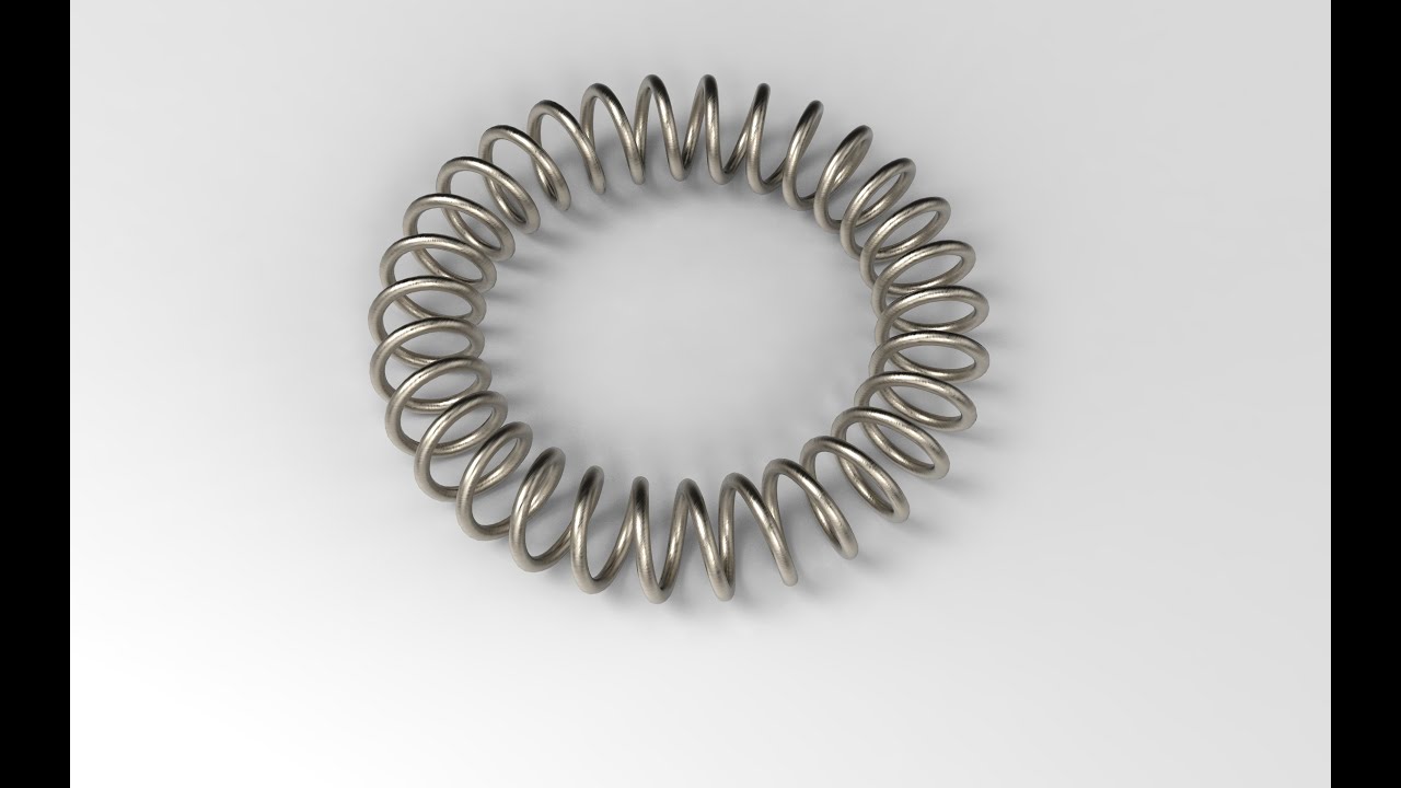 #Solidworks Tutorial - Circular Spring Tutorial