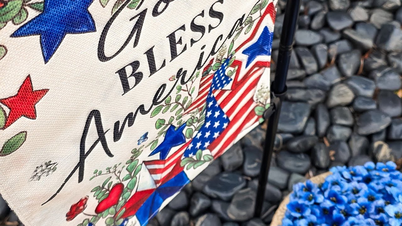 Patriotic Garden Flag Decor That Is Classy
