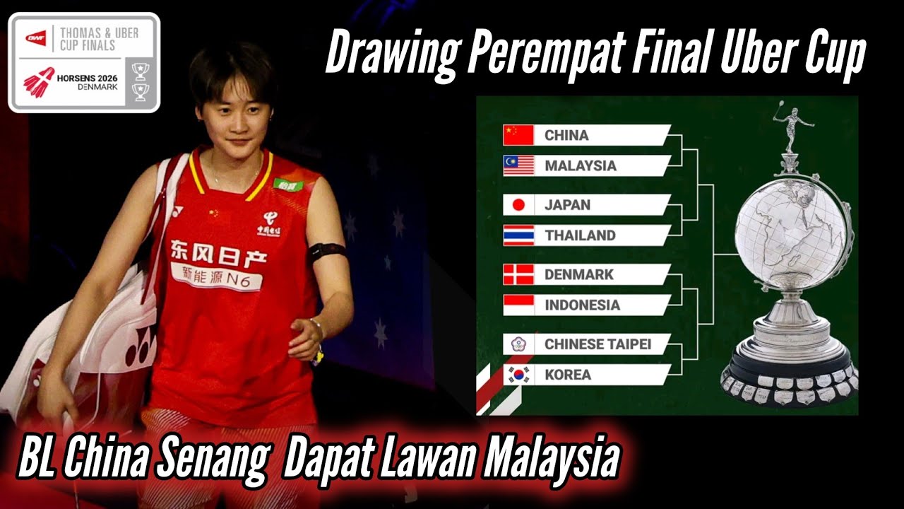 BL China Comments on the 2026 Uber Cup Quarterfinal Draw Results, Which Are in a Different Pool T...