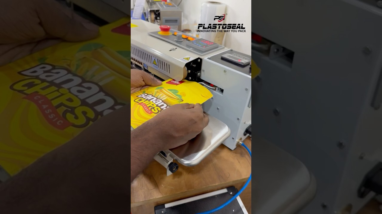 Banana Chips Packing Machine with Nitrogen (N2) Flush | Crispy Chips Sealing Solution