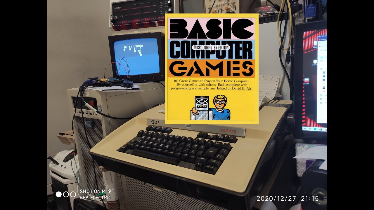 TTY Model 43 Teleprinter Teletype Bunny  from 