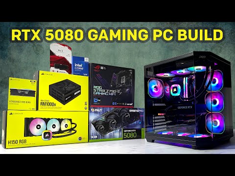 Building an intel i7-14700KF RTX 5080 Gaming PC 2025