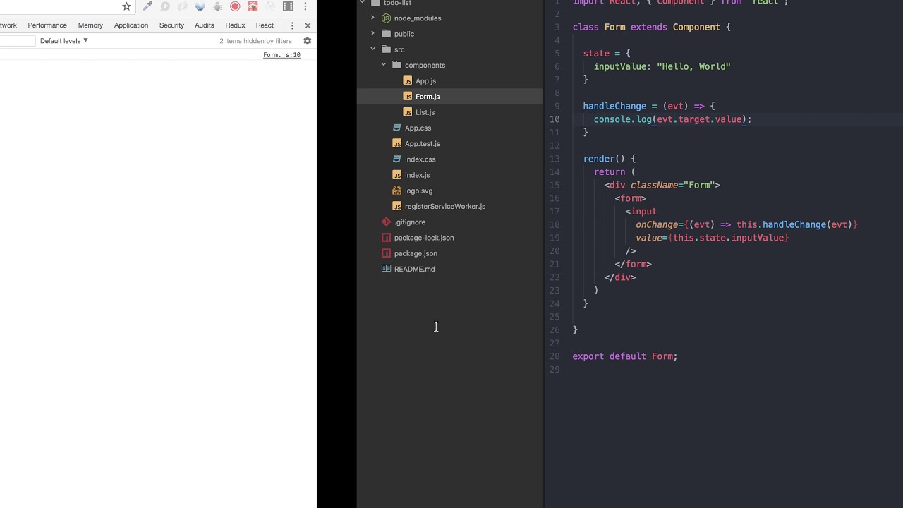 React Tutorial #01 - Build A Todo List