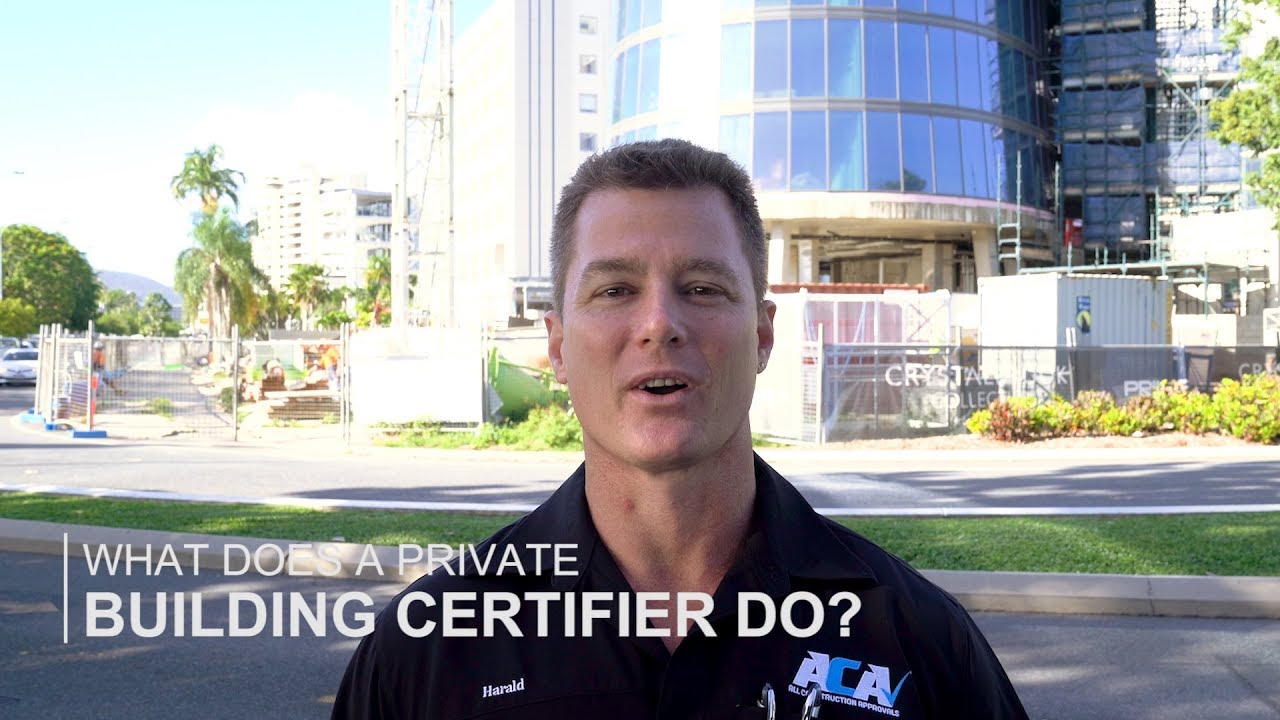 What does a private building certifier do?