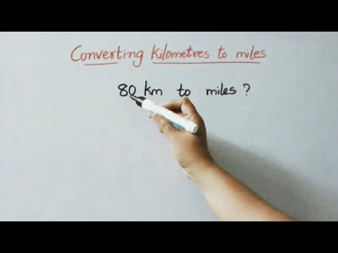 Converting kilometres to miles