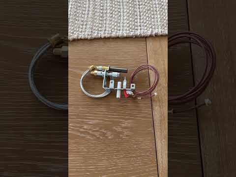 Watch this before replacing the thermocouple on your ventless fireplace!