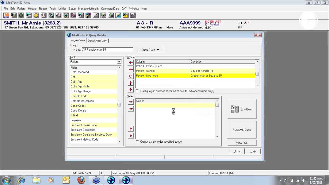 Query Builder Building a Query