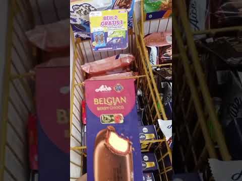 Es krim aice Belgian berry choco dan strawberry crispy #shortsvideo #shorts #eskrim