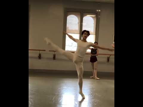 Male Ballet Dancer White Tights #ballet