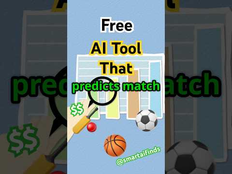 Use This Free AI Tool for Cricket Predictions #aitools #freeonlinetools #ai2025 #smartaifinds #ai