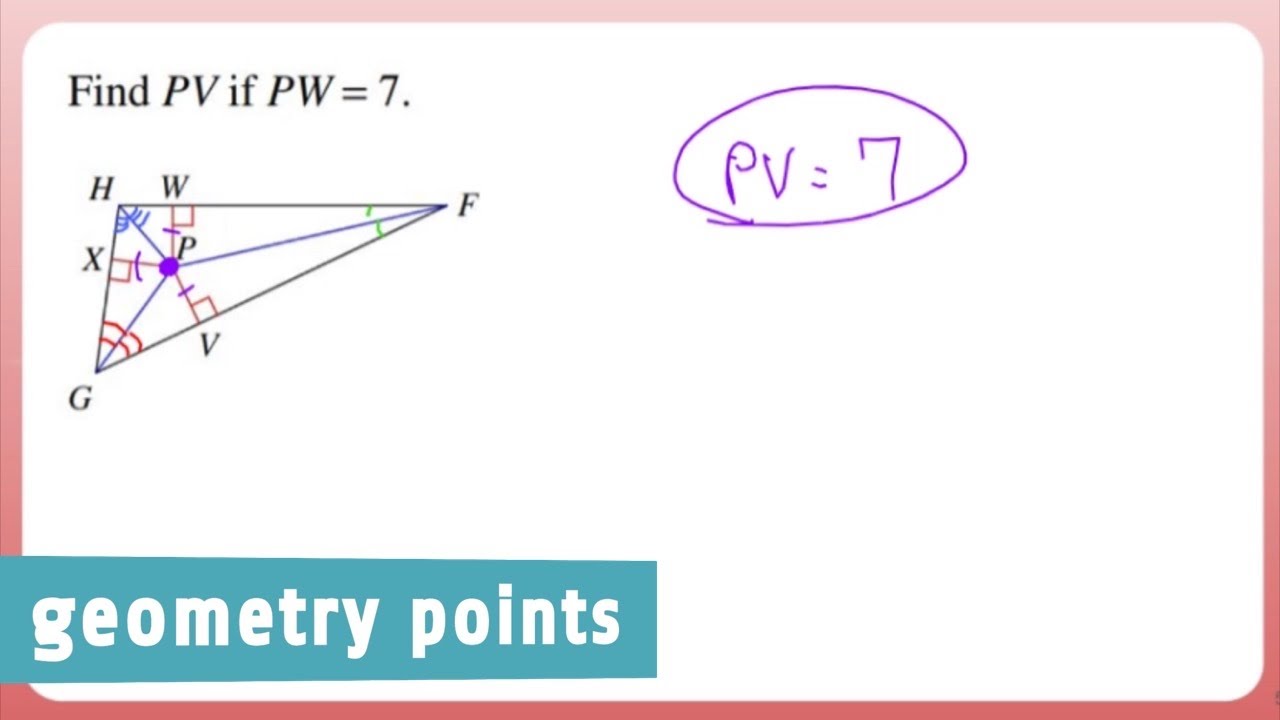 Geometry Points: Incenter and Angle Bisectors of a Triangle