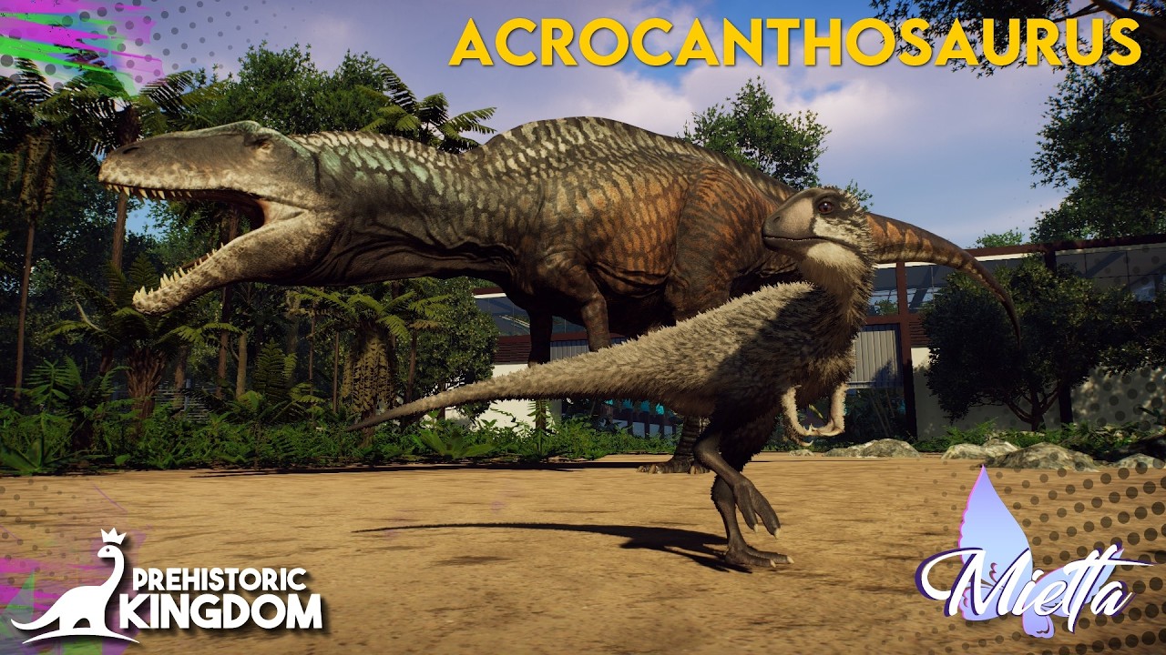 Building an Acrocanthosaurus Enclosure  | Prehistoric Kingdom Ep.30