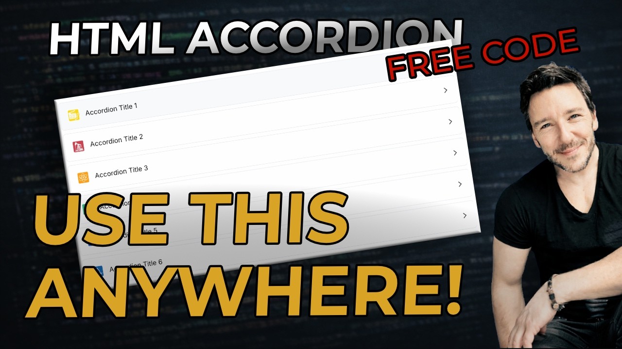 Stop Using Plugins - Build Your Own Accordion Today | FREE CODE
