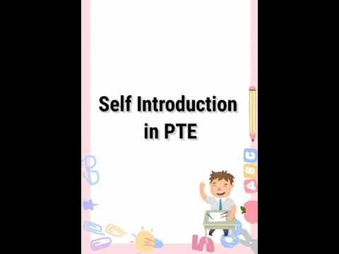 PTE Introduction template