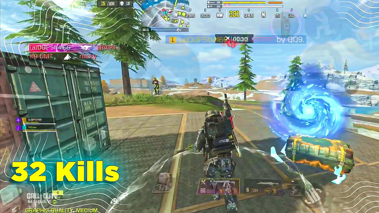 32 KILLS USING THIS OVERPOWERED CLASS ❤ | INTENSE FIGHT IN CODM!