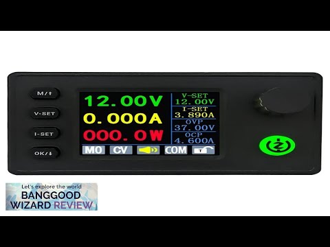 SK40C Buck-boost Converter Color Screen CC CV Step Down Module LCD Adjustable Review