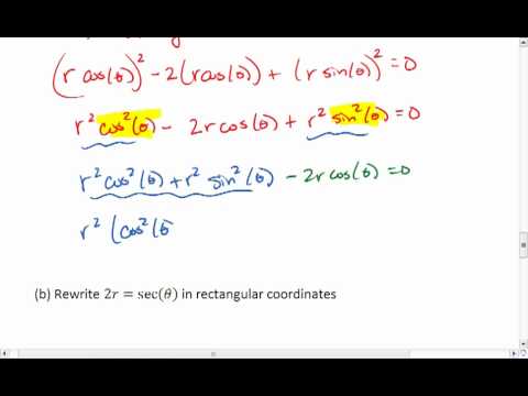 8.2 (4 of 5) Polar Coordinates, Converting Equations.mp4