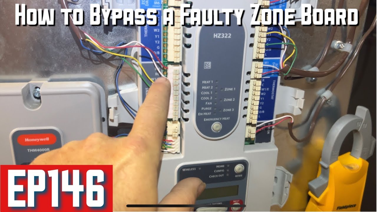 Zoning System Non Responsive. How to Bypass a Faulty Zone Board EP146