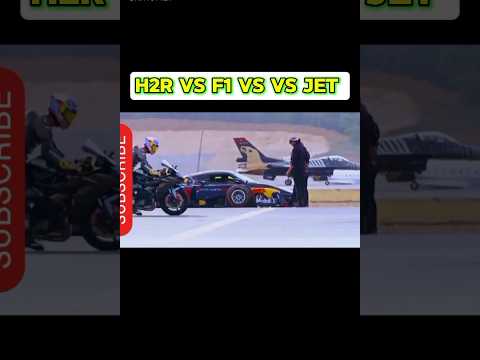 Ninja H2R vs F1 vs Fitter Jet Drag Race😈#shorts#trending#ninja#ninjah2r#h2r#f1#race@ManojDey#top