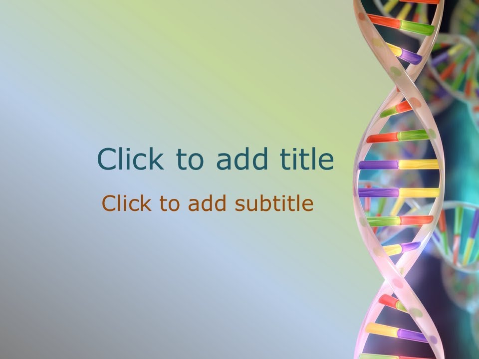Genetics PowerPoint Template - Free Download