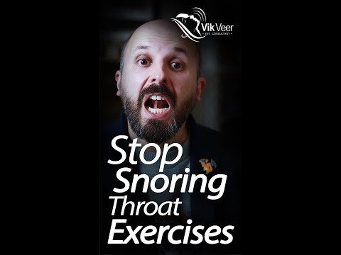 Throat Exercises that stop Snoring & Sleep Apnoea