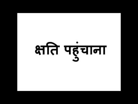 Hindi meaning of Prejudice