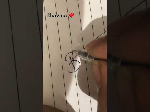 Bhawna name signature request done ✅#shorts