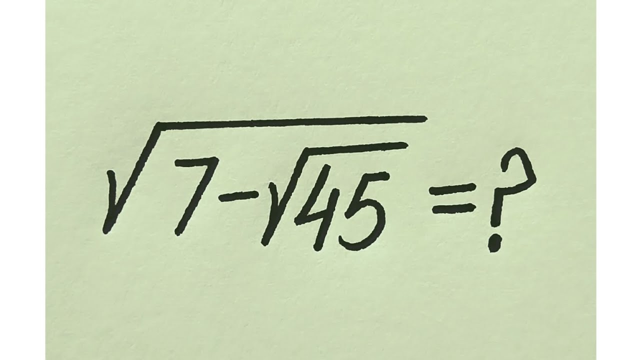 Nice Square Root Simplification | Hardest Olympiad Math Question | Simplification 