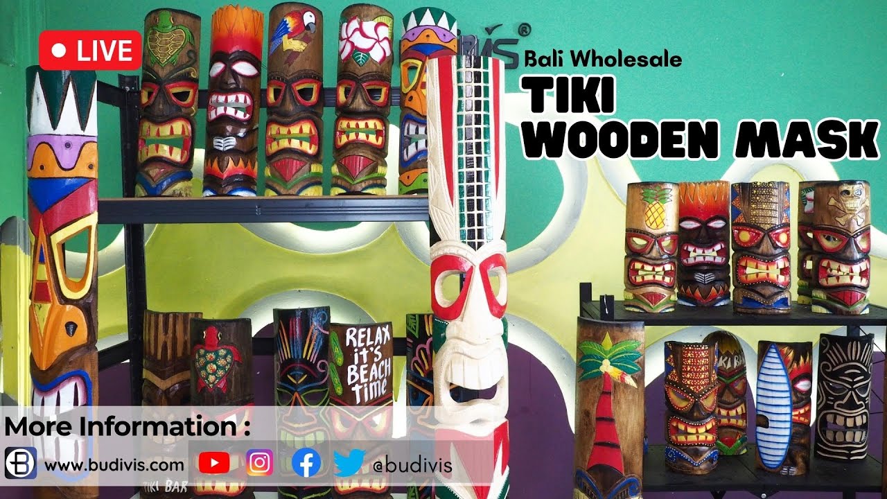 Tiki Wooden Mask