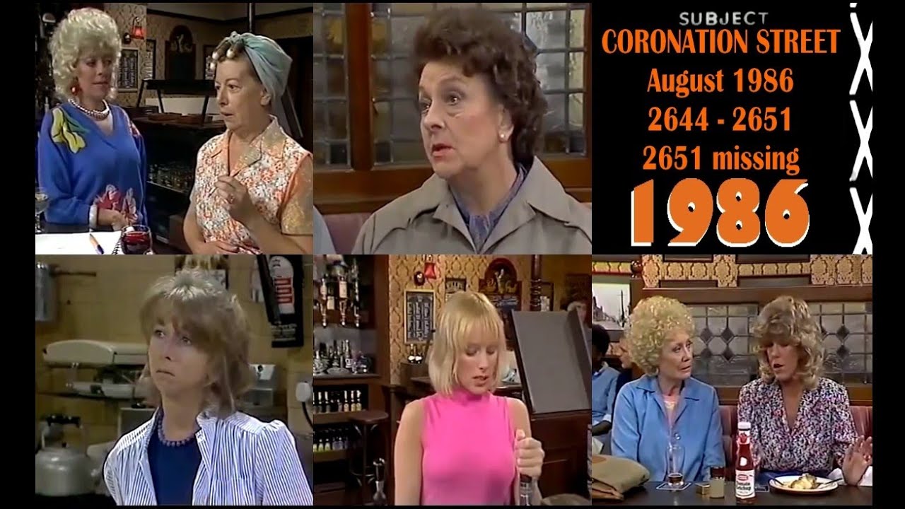 Coronation Street - August 1986
