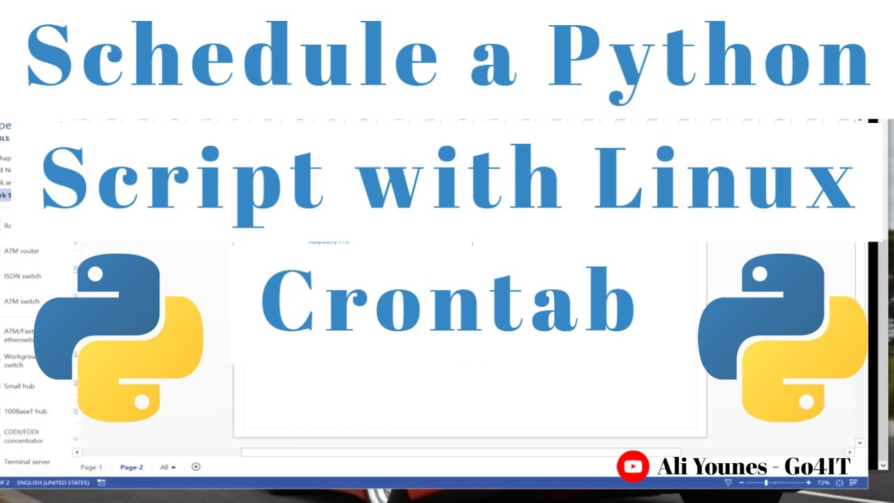 Schedule A Python Script with Linux Crontab