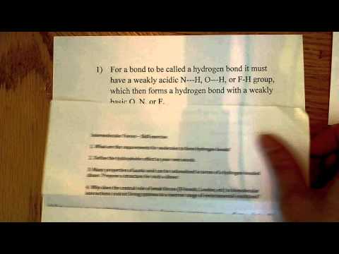 Intermolecular forces