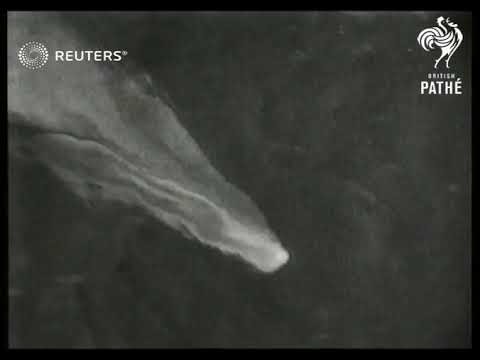 French long distance swimmer in California (1938)
