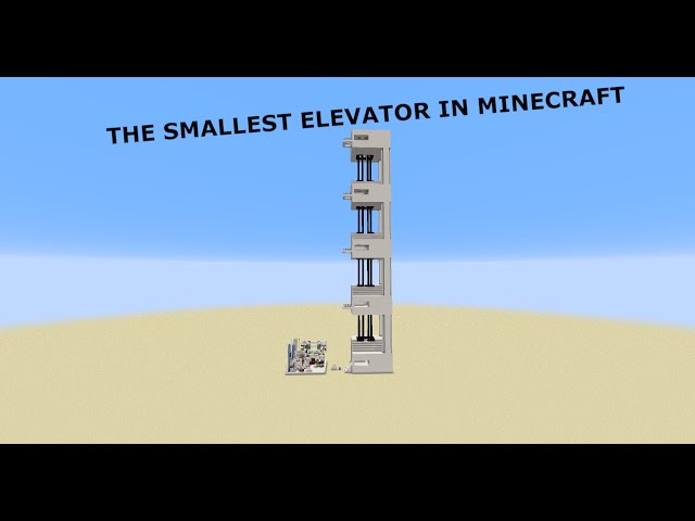 The smallest elevator in Minecraft 1.16.3 ! Minecraft Map