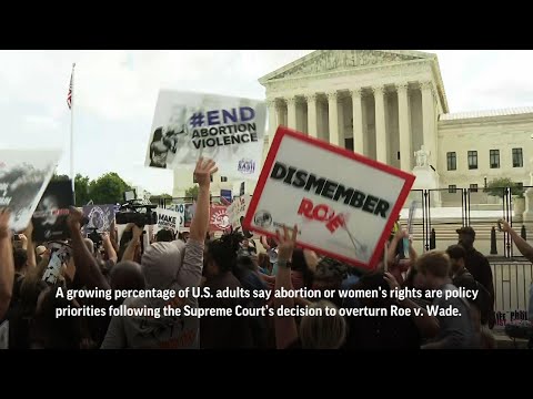 Poll: Abortion, women's rights grow as priorities